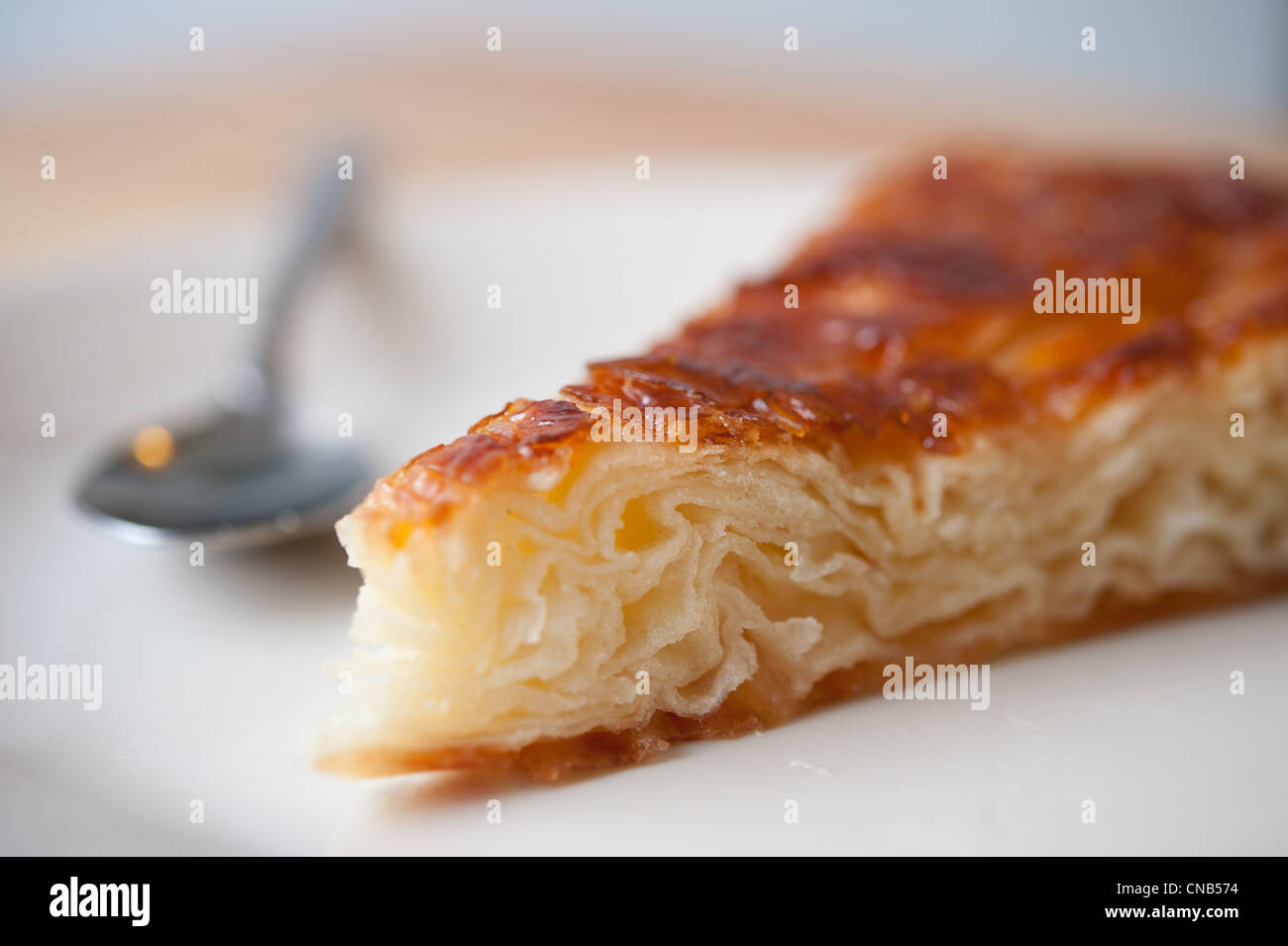 France, Finistere, Quimper, kouign amann, traditional Breton pastry ...