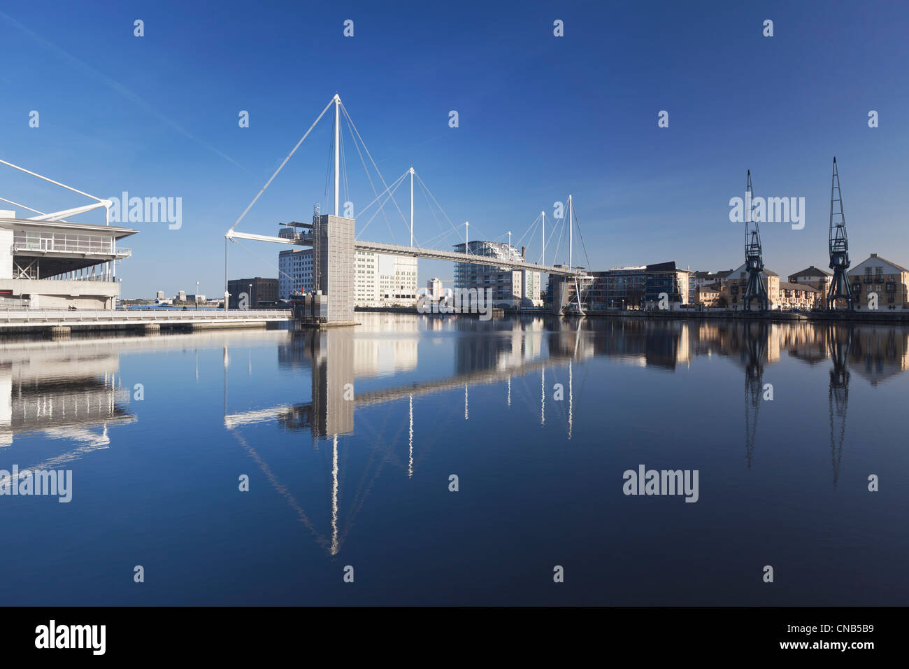 Royal Victoria Dock Bridge, London, UK Stock Photo - Alamy