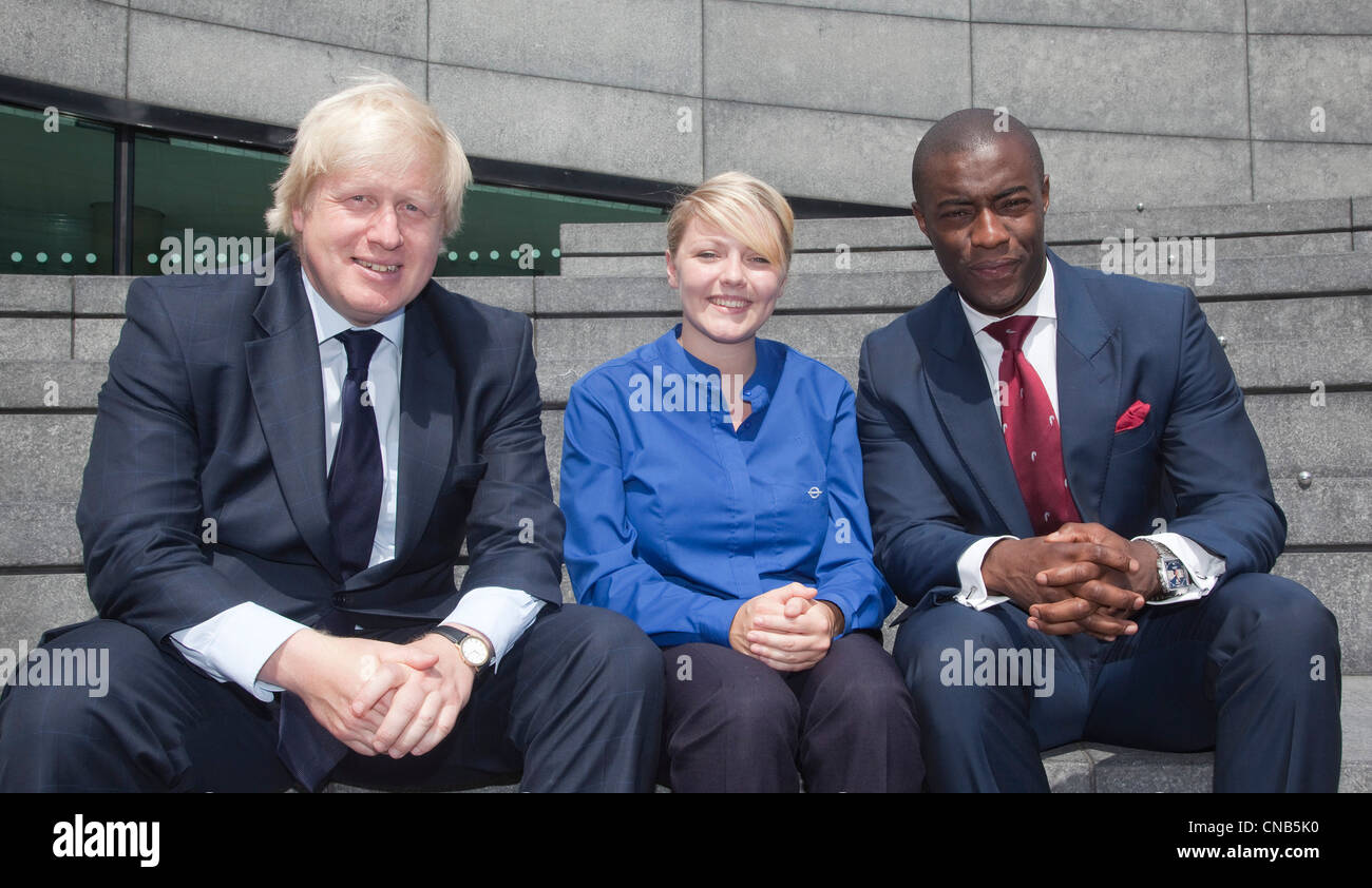 Apprentice Scheme with Boris Johnson, Shauni O'Neill of TfL Transport ...