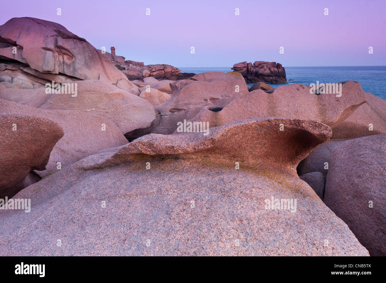 France, Cotes d'Armor, Cote de Granit Rose (the Pink Granite coast ...