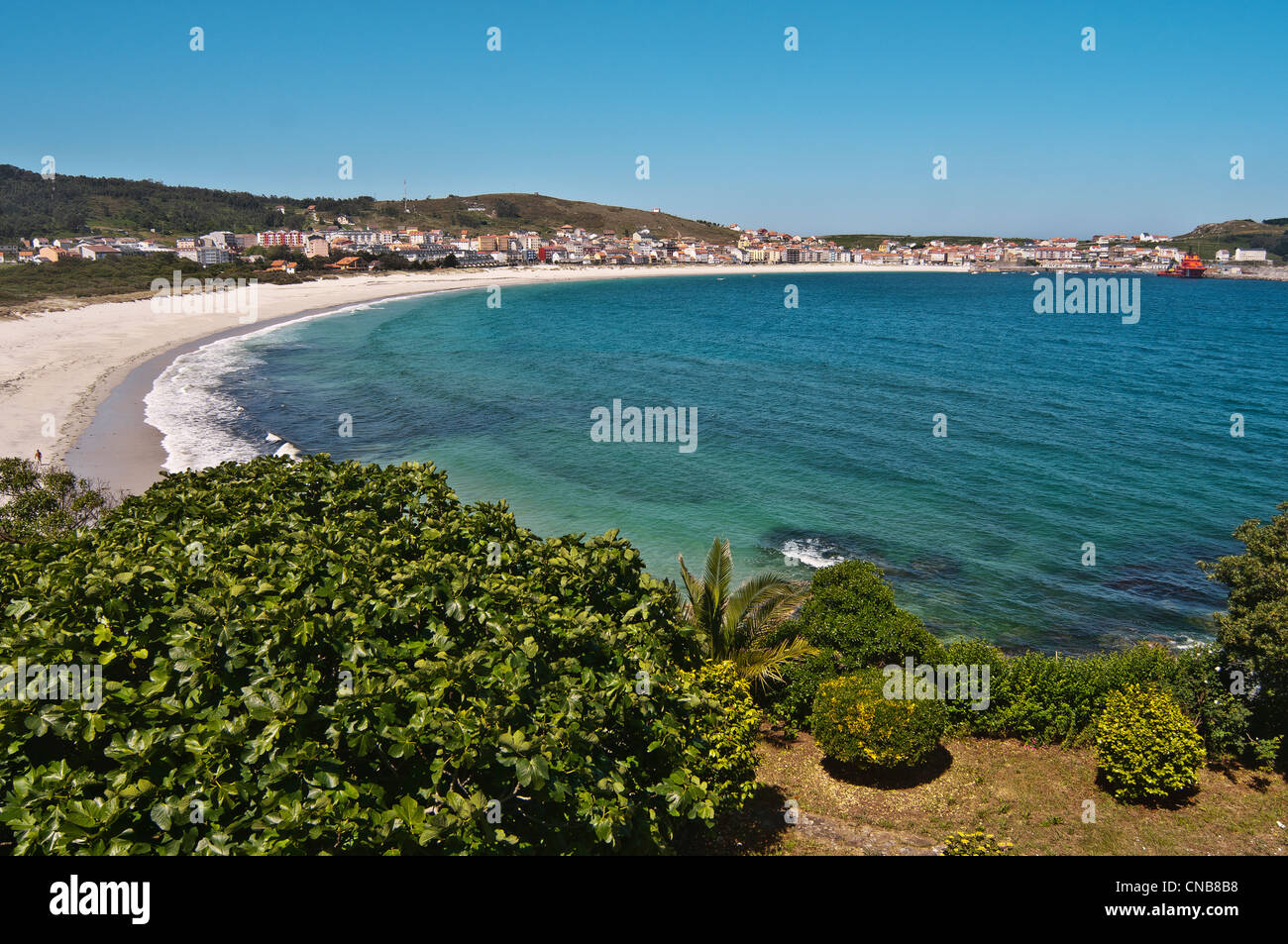Spain, Galicia, beach Laxe Stock Photo - Alamy