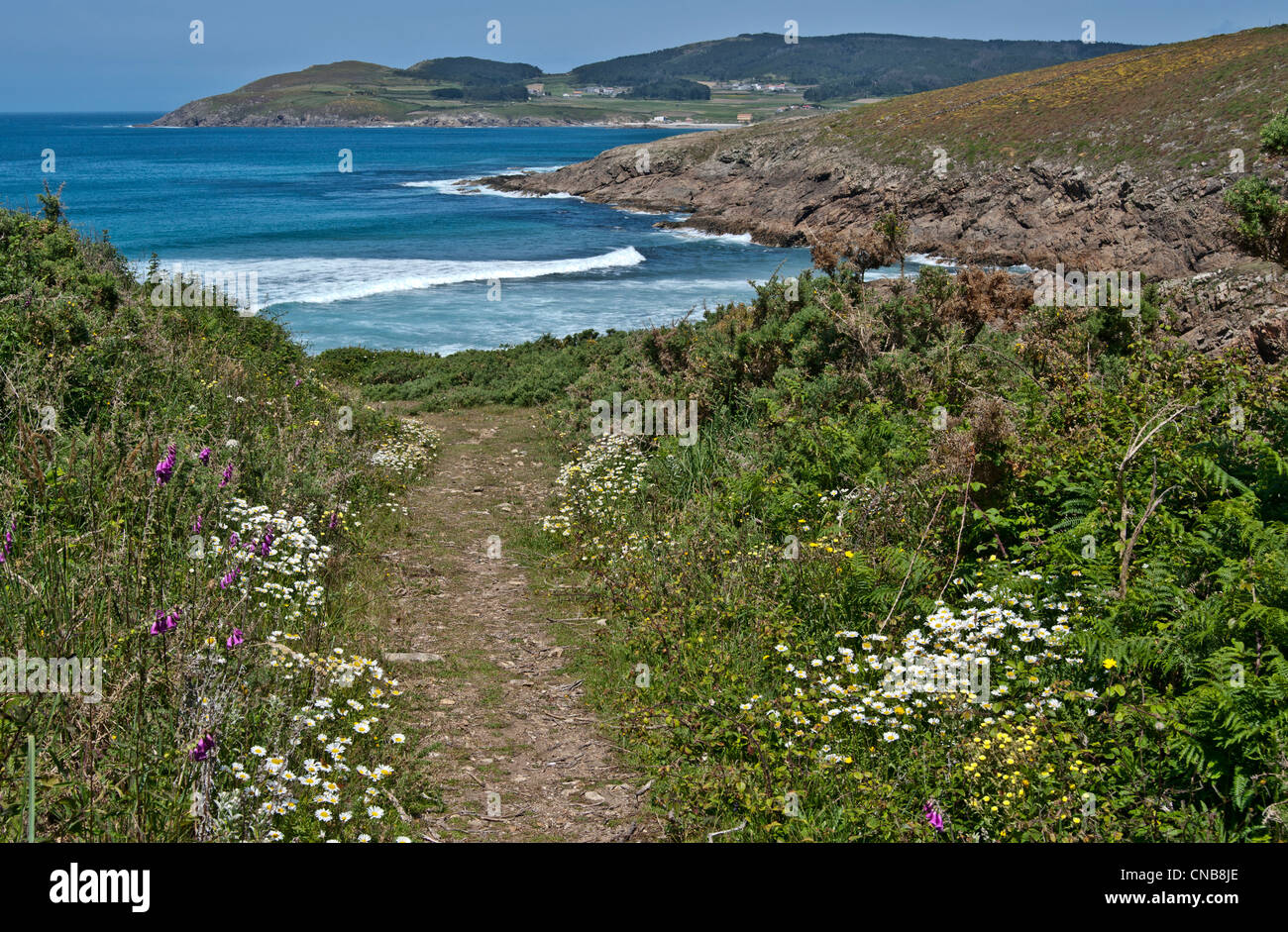 Spain, Galicia, coast near Lira Stock Photo - Alamy