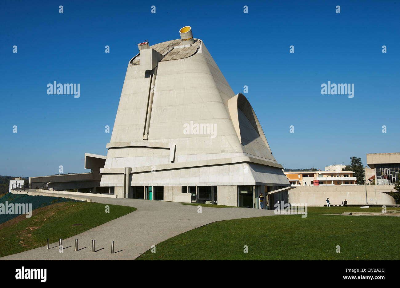 France, Loire, Firminy, Le Corbusier site of Firminy (Firminy Vert), St ...