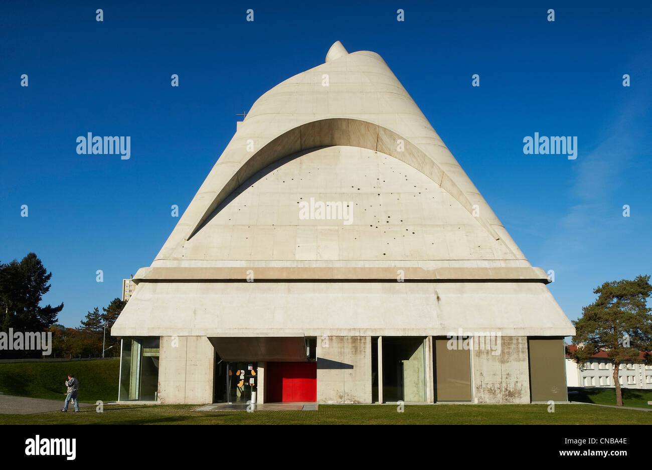 France, Loire, Firminy, Le Corbusier site of Firminy (Firminy Vert), St ...