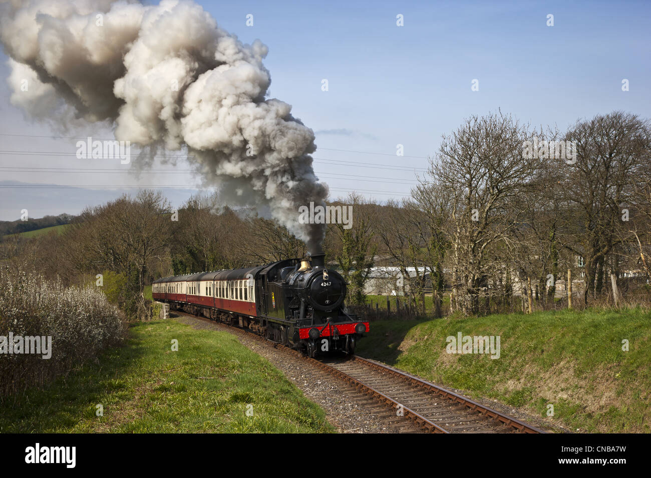 Bodmin & Wenford Steam Railway Stock Photo - Alamy