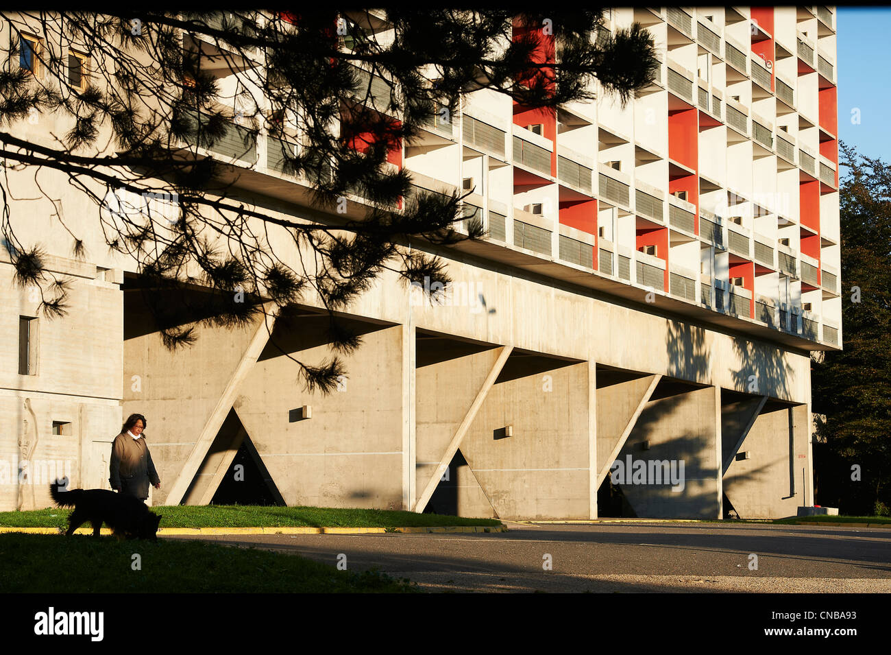 France, Loire, Firminy, Le Corbusier site of Firminy (Firminy Vert ...