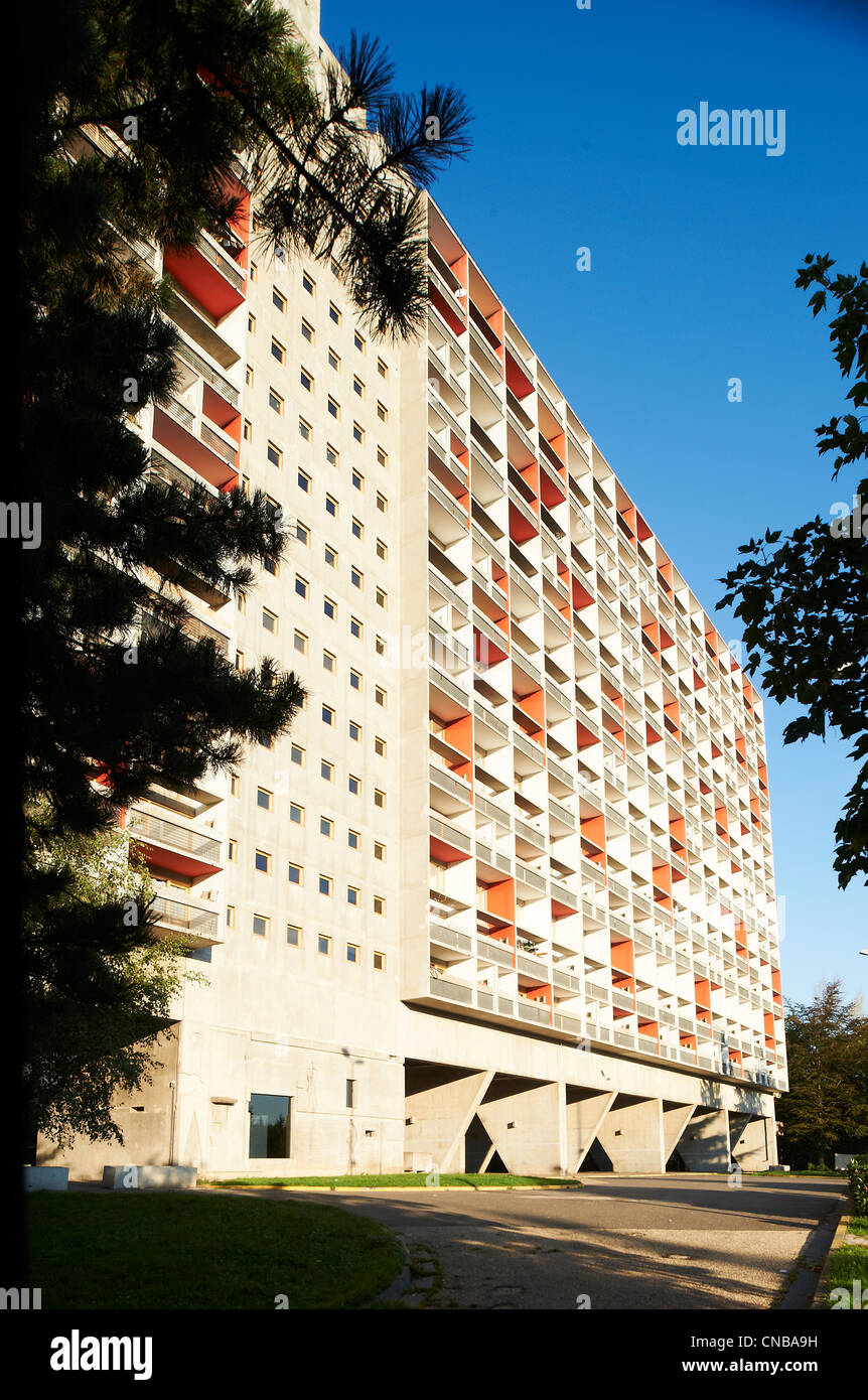 France, Loire, Firminy, Le Corbusier site of Firminy (Firminy Vert ...