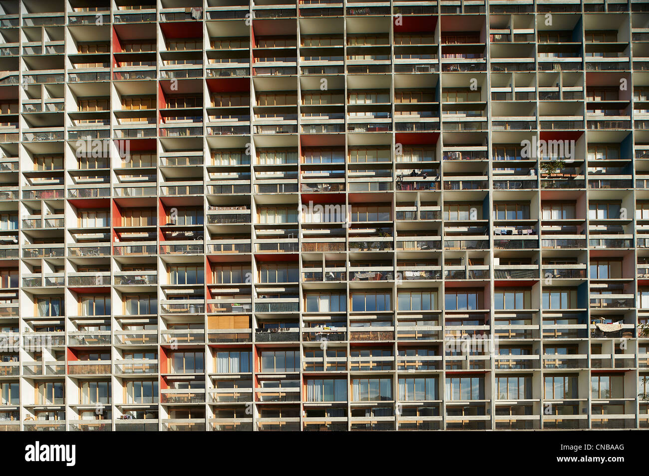 France, Loire, Firminy, Le Corbusier site of Firminy (Firminy Vert ...