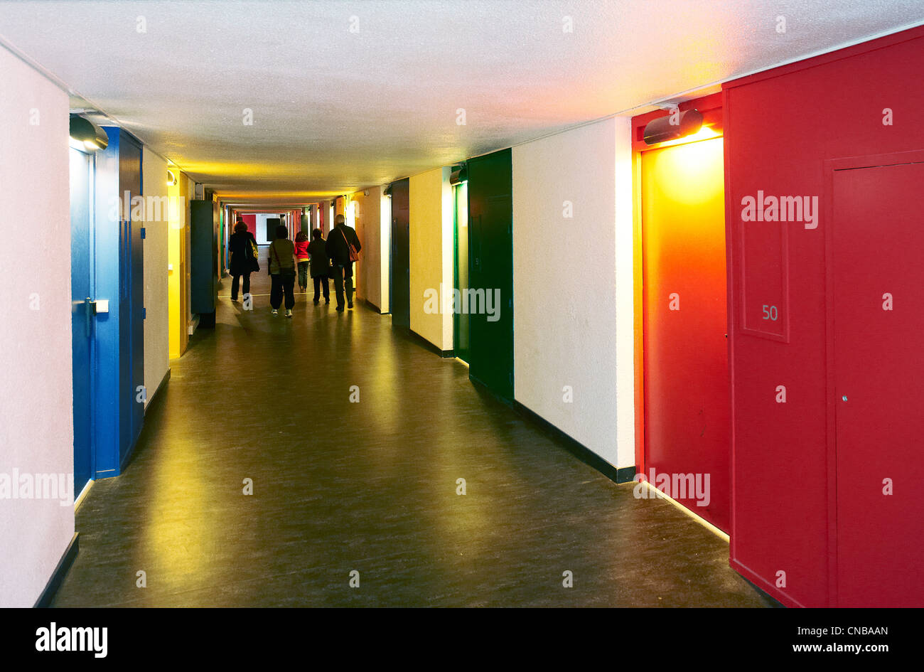 France, Loire, Firminy, Le Corbusier site of Firminy (Firminy Vert ...