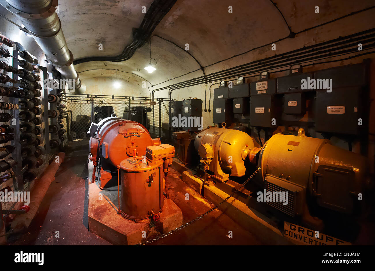 France, Moselle, Siersthal, Maginot Line, Simserhof Fort, the barracks ...