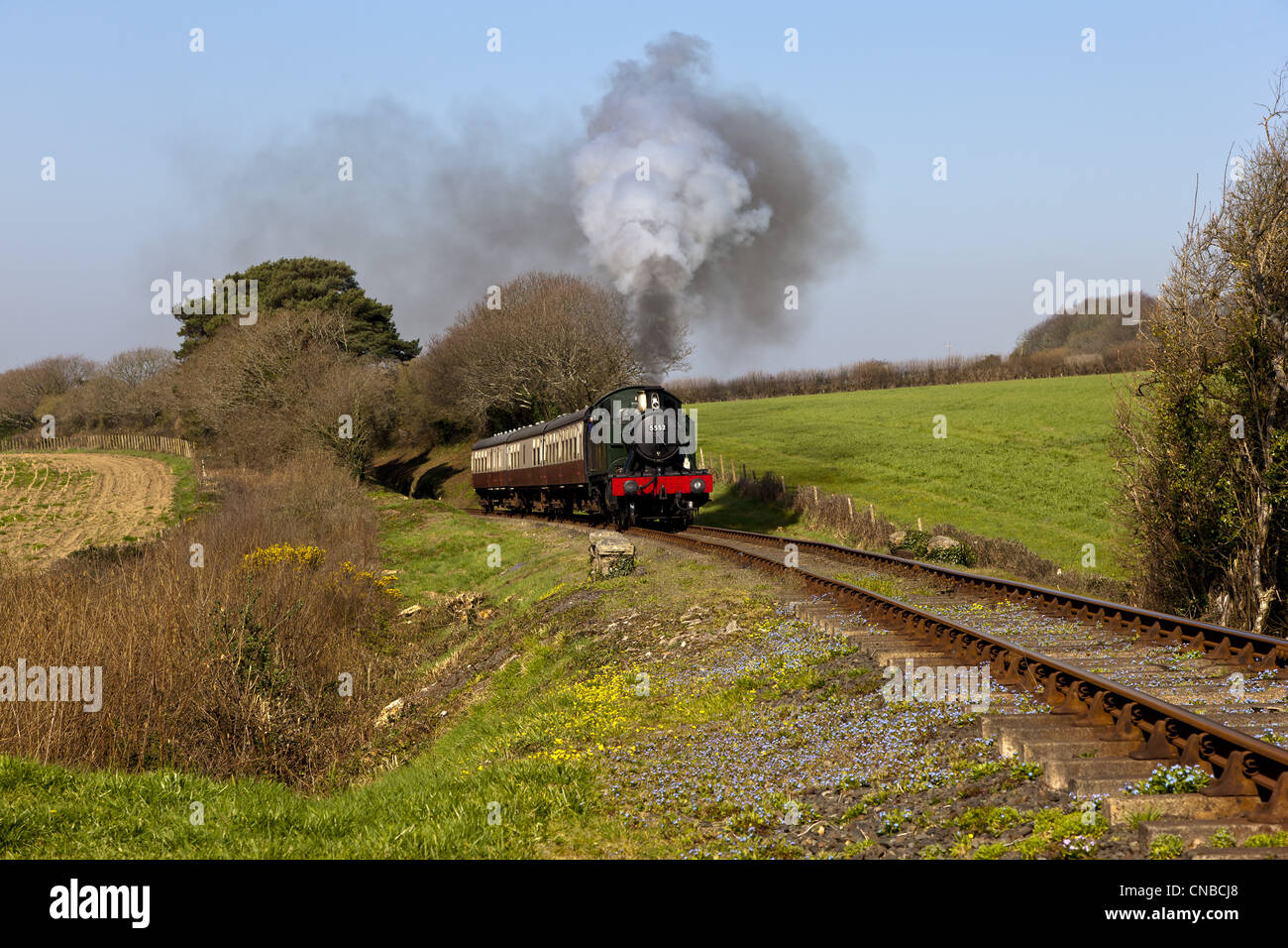 Bodmin & Wenford Steam Railway Stock Photo - Alamy