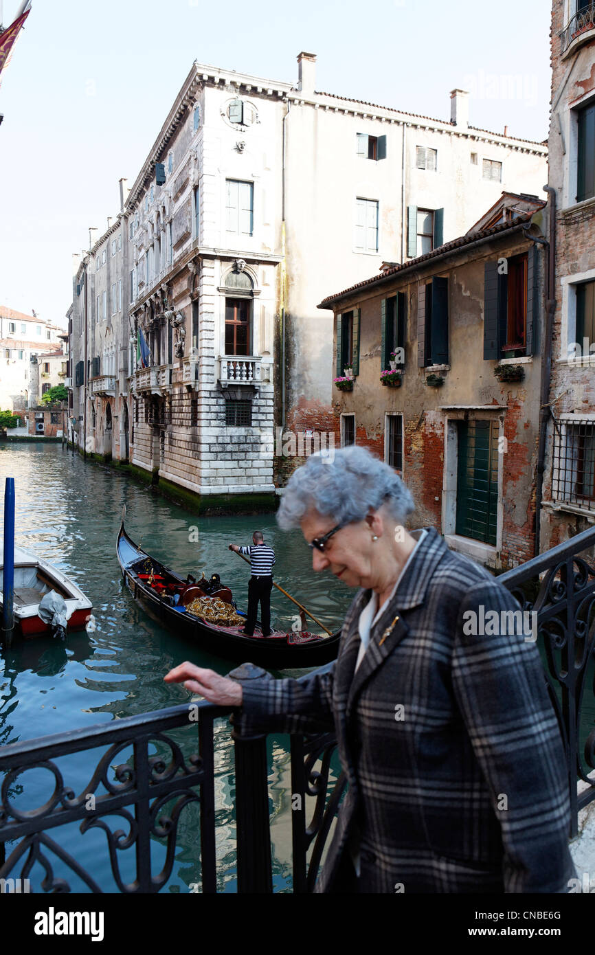 Italy, Venetia, Venice, listed as World Heritage by UNESCO, district of ...