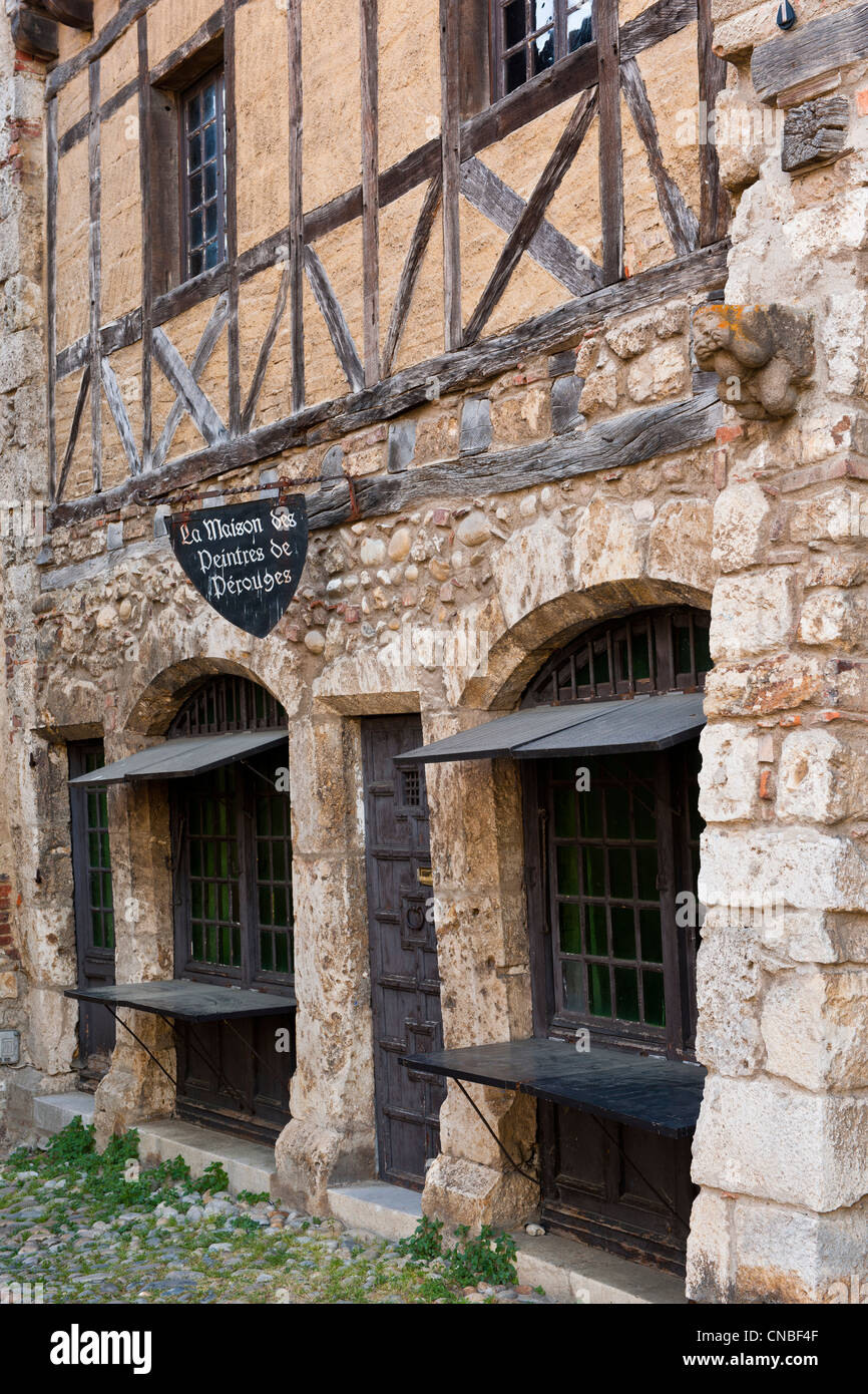 France, Ain, the Medieval village of Perouges, labelled Les Plus Beaux ...