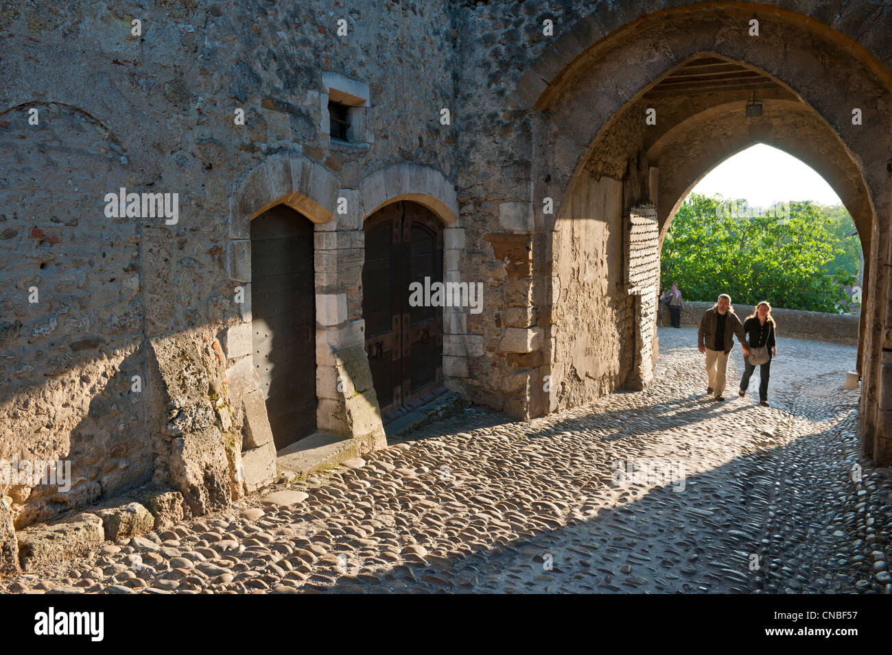 France, Ain, the Medieval village of Perouges, labelled Les Plus Beaux ...