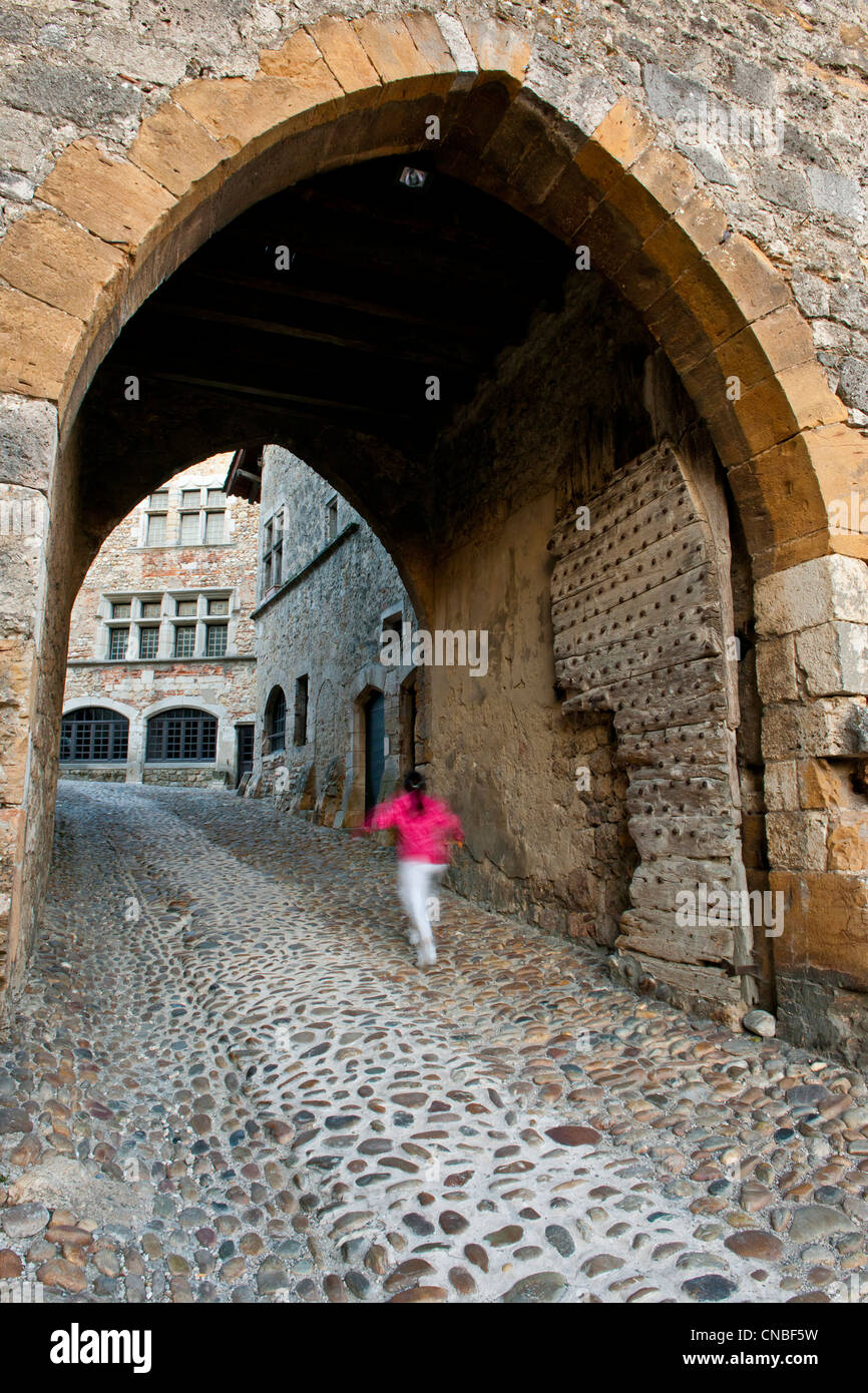 France, Ain, the Medieval village of Perouges, labelled Les Plus Beaux ...