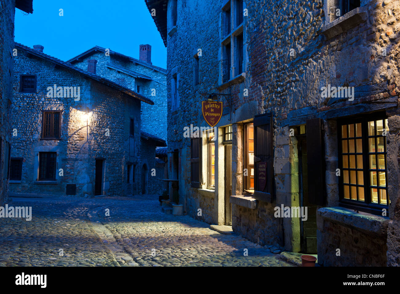 France, Ain, the Medieval village of Perouges, labelled Les Plus Beaux ...
