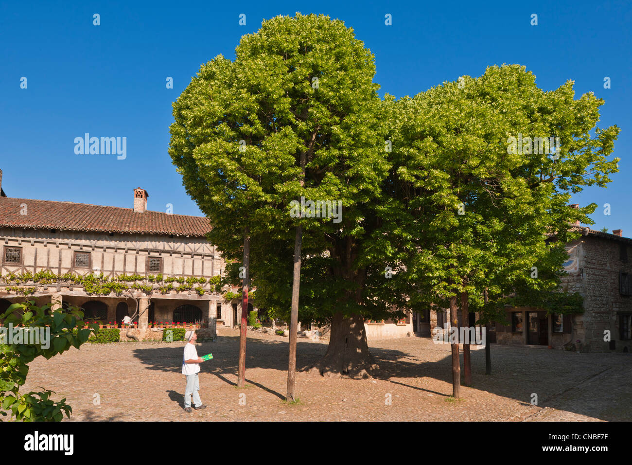 France, Ain, the Medieval village of Perouges, labelled Les Plus Beaux ...