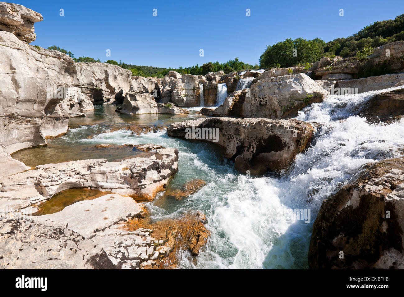 France, Gard, La Roque sur Ceze (labelled Les Plus Beaux Villages de ...