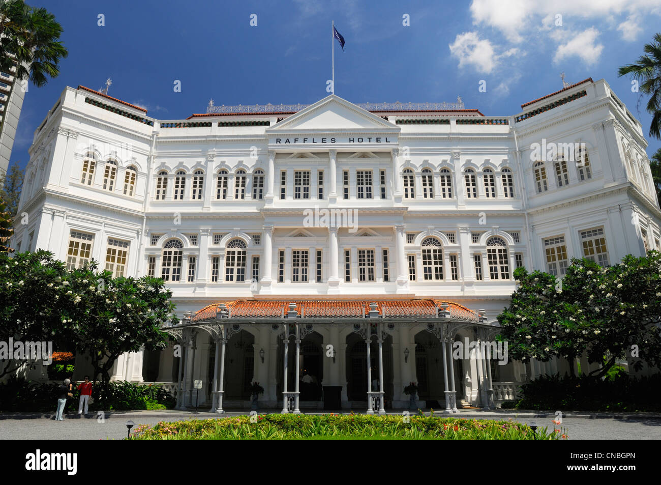 Singapore, Raffles Hotel, the famous Raffles hotel Stock Photo - Alamy