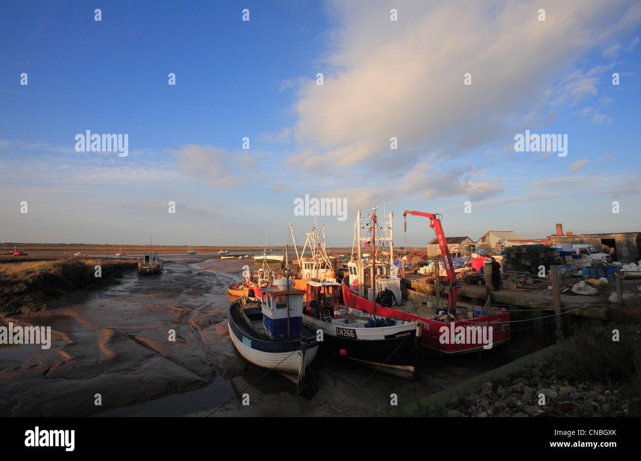 Brancaster staithe boats hi-res stock photography and images - Alamy