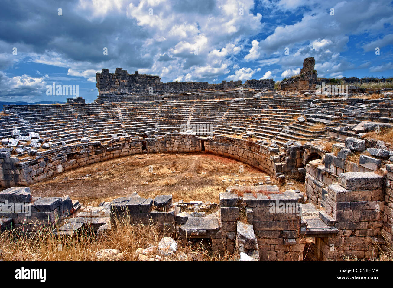 Roman Ampitheatre of Xanthos Turkey Stock Photo - Alamy