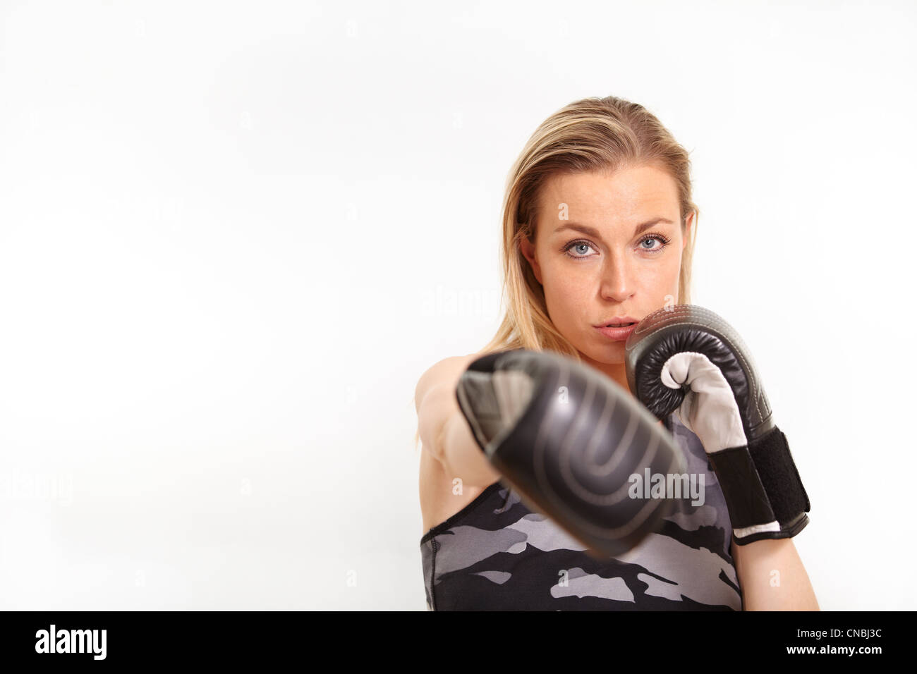 Female boxing isolated hi-res stock photography and images - Alamy