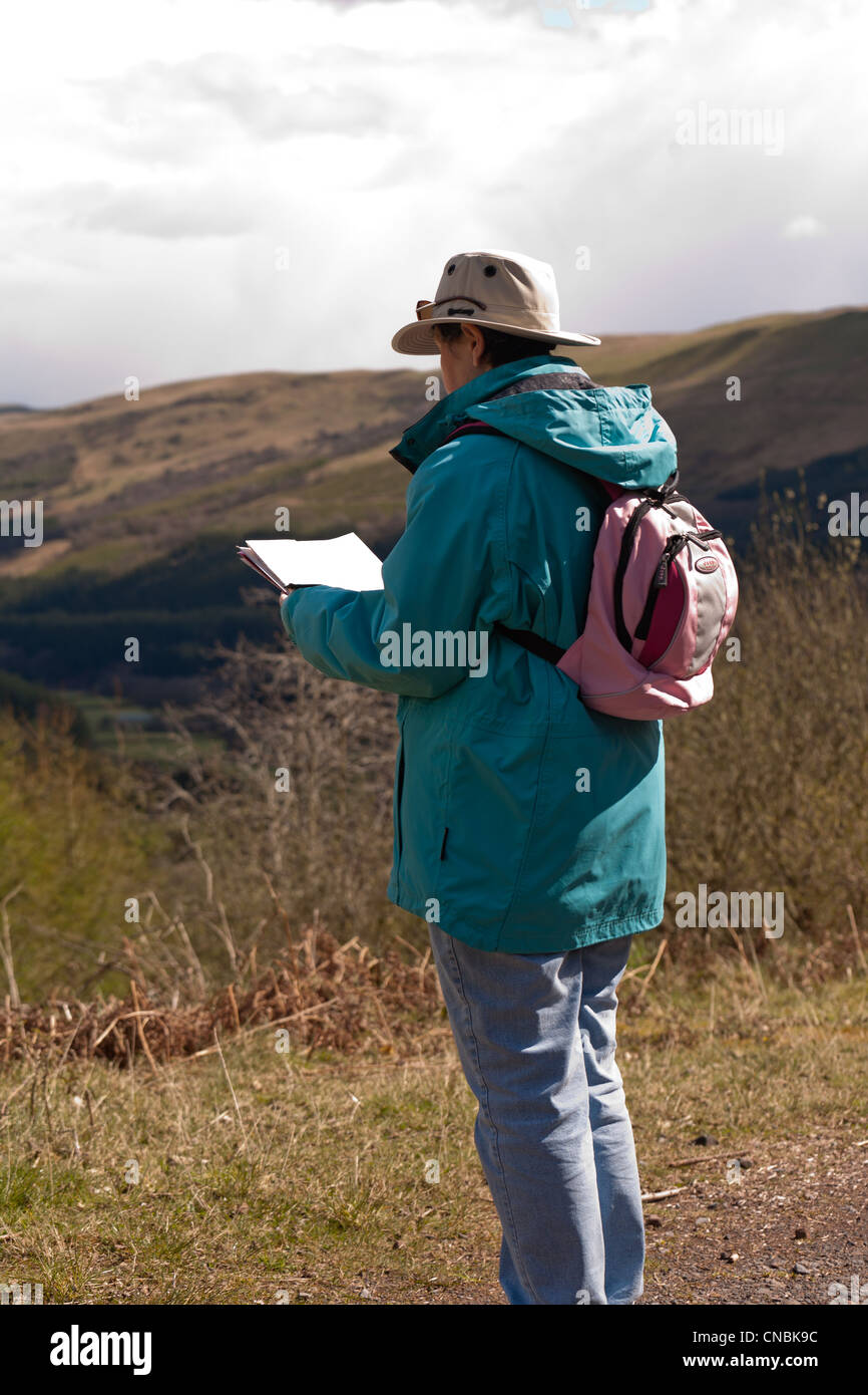 Map of brecon hi-res stock photography and images - Alamy