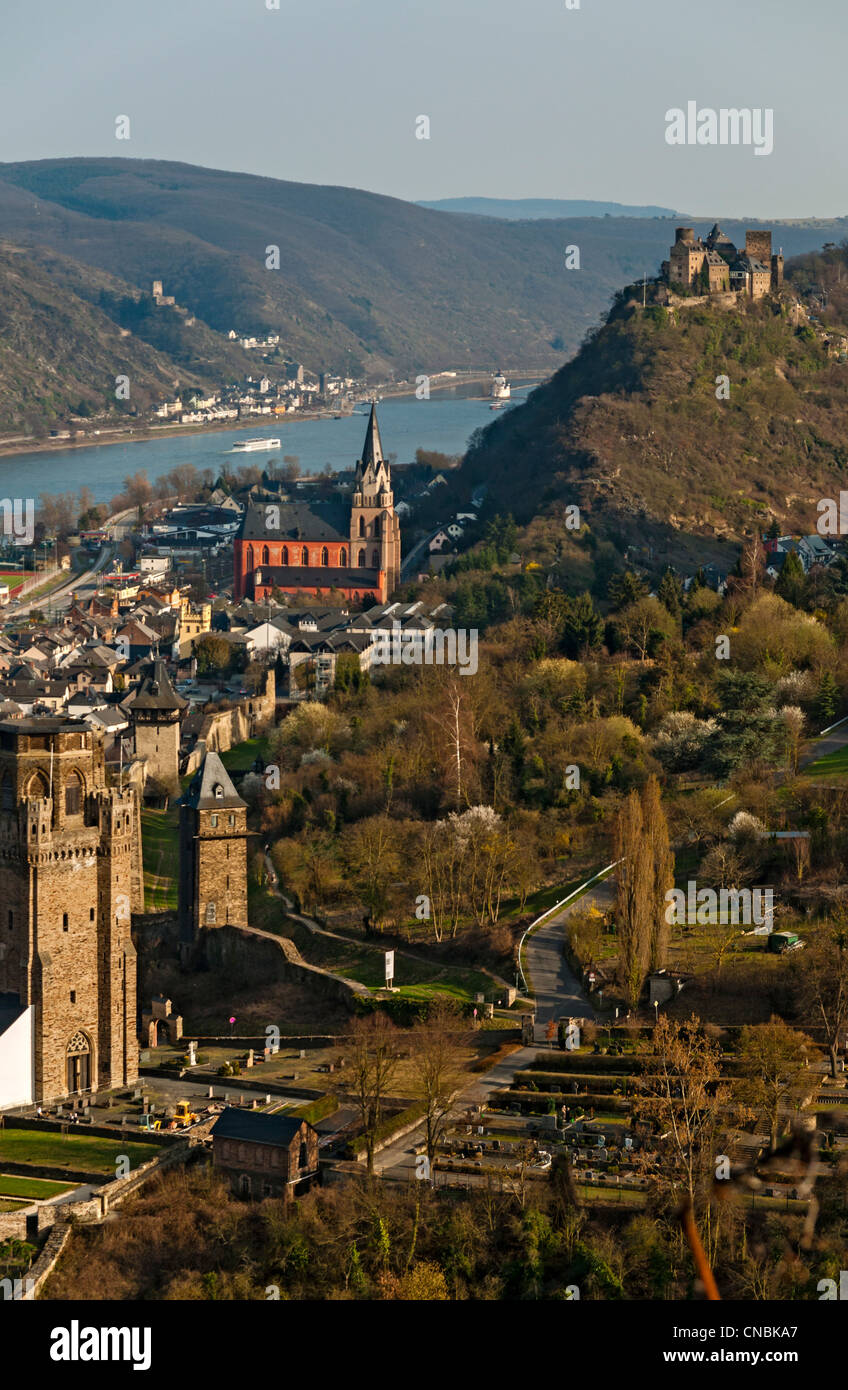 Oberwesel rhine river valley, germany hi-res stock photography and ...