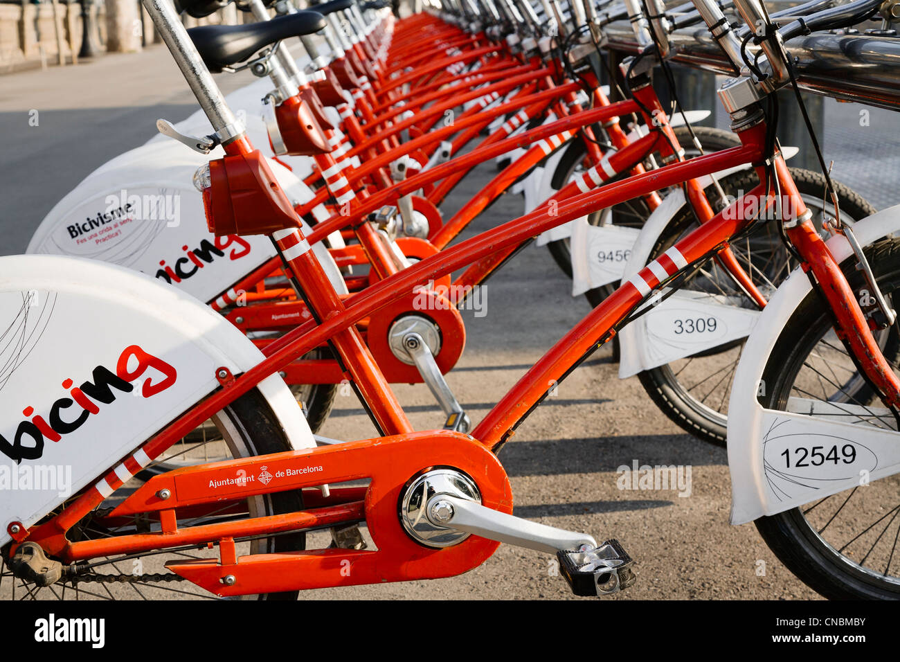 Bicing city bike system hi-res stock photography and images - Alamy