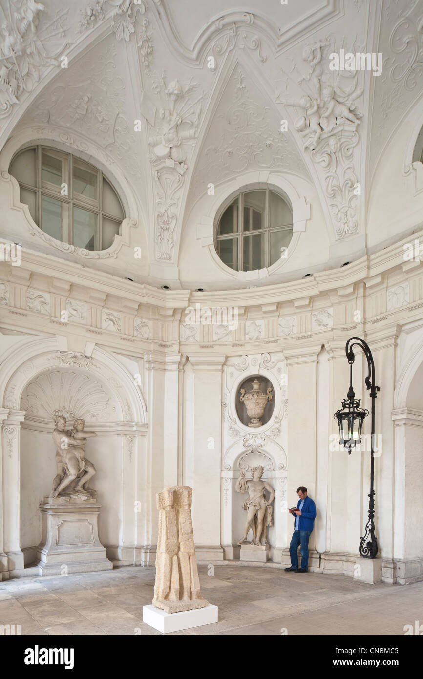 Austria, Vienna, Freyung, Kinsky Palace, built in 1716 by Austrian ...