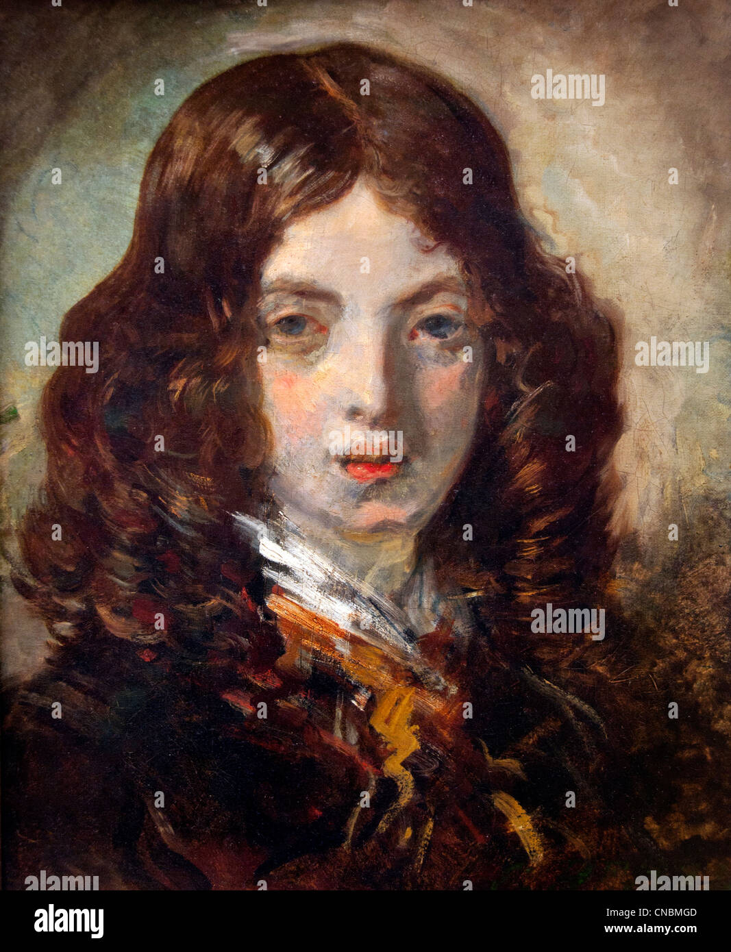 Little beggar redhead - La Petite mendiante rousse 1843 by Emile Deroy ...