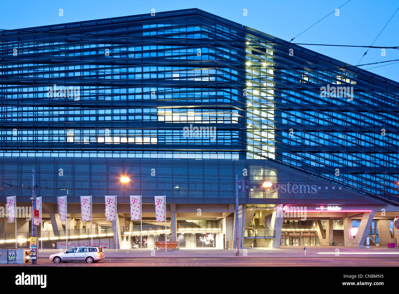 Austria, Vienna, Landstrasse, T-Center, Office building, built in 2004 ...