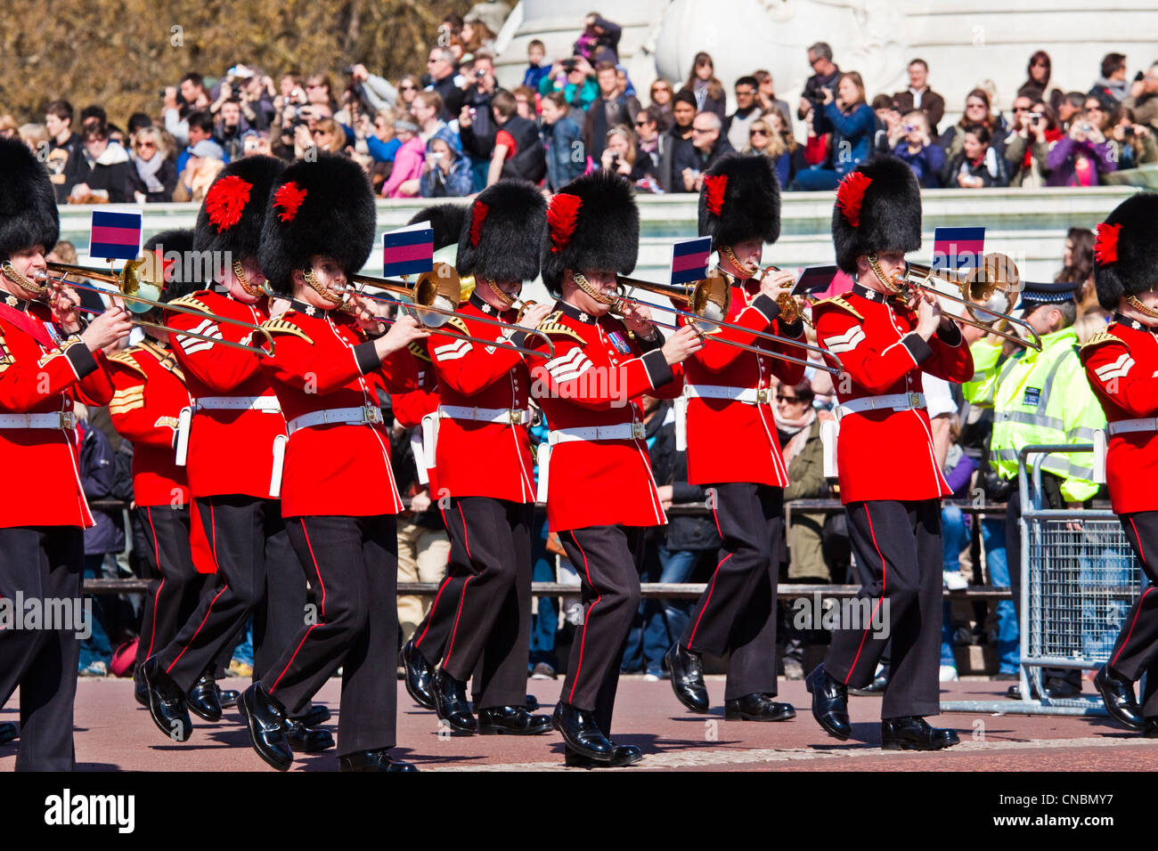 Coldstream guards band Stock Photo - Alamy