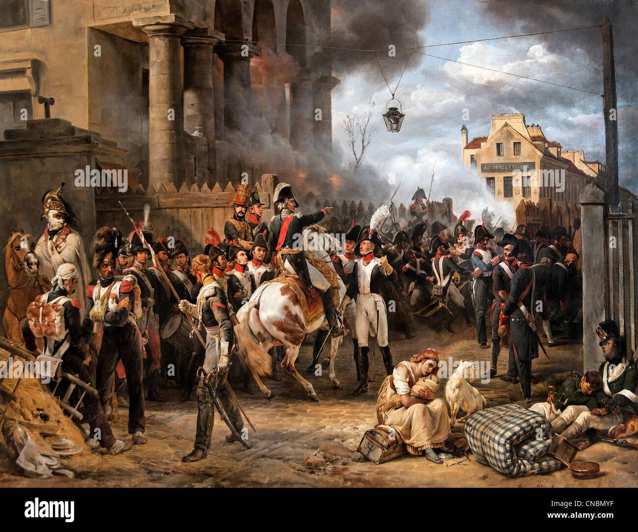 The Barrier of Clichy - La Barrière de Clichy 1820 by Horace Vernet ...