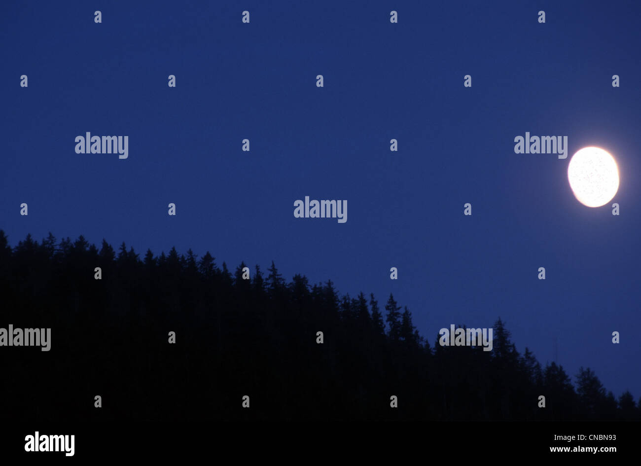 Moon full moon germany baden baden hi-res stock photography and images ...