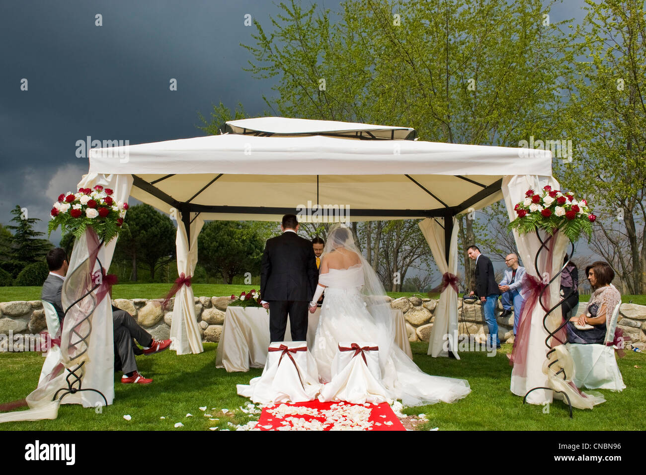 American style wedding Stock Photo - Alamy