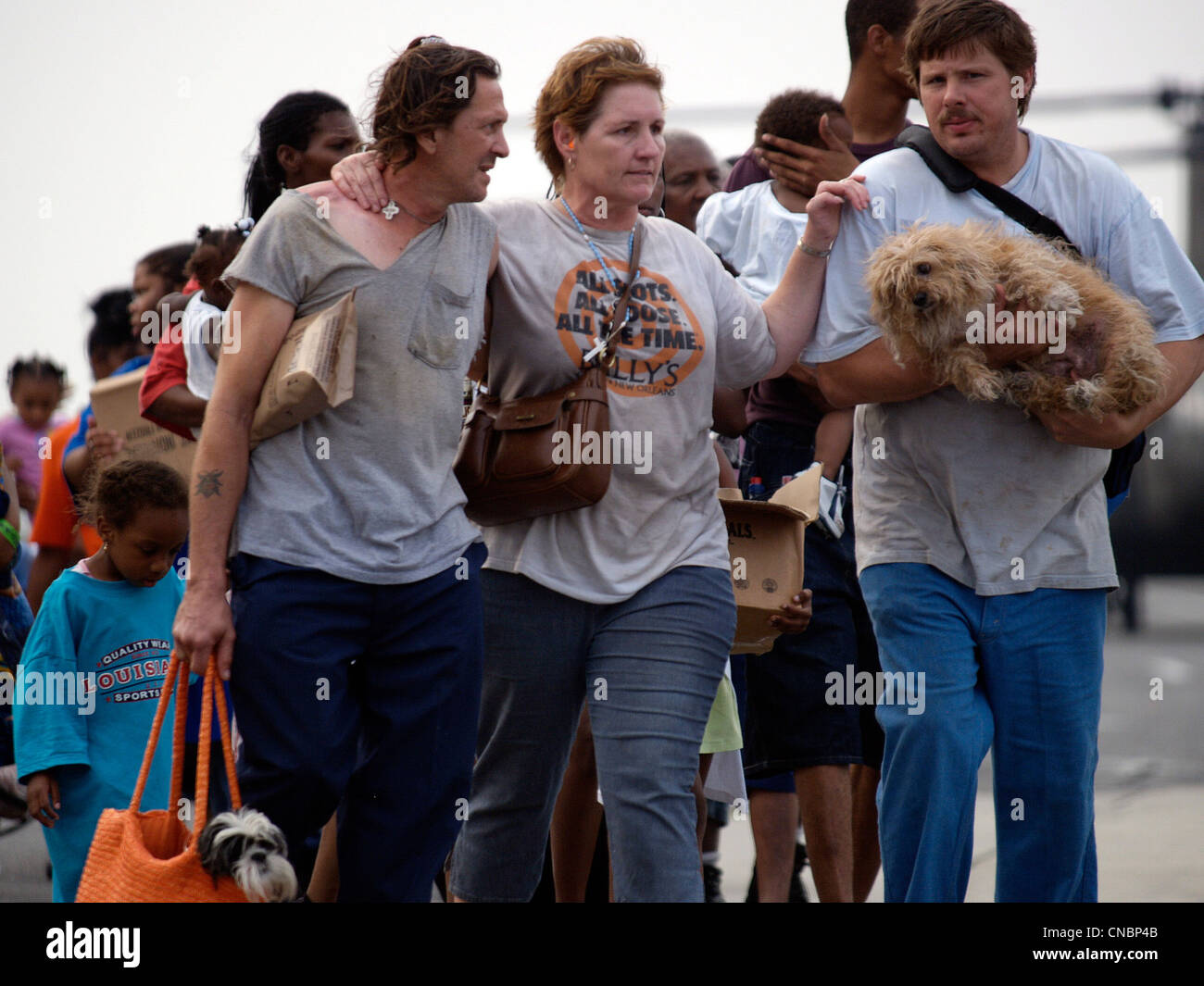 Hurricane katrina survivors hi-res stock photography and images - Alamy