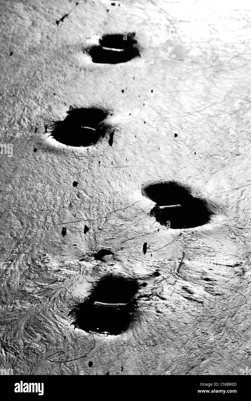 Human footprints hi-res stock photography and images - Alamy