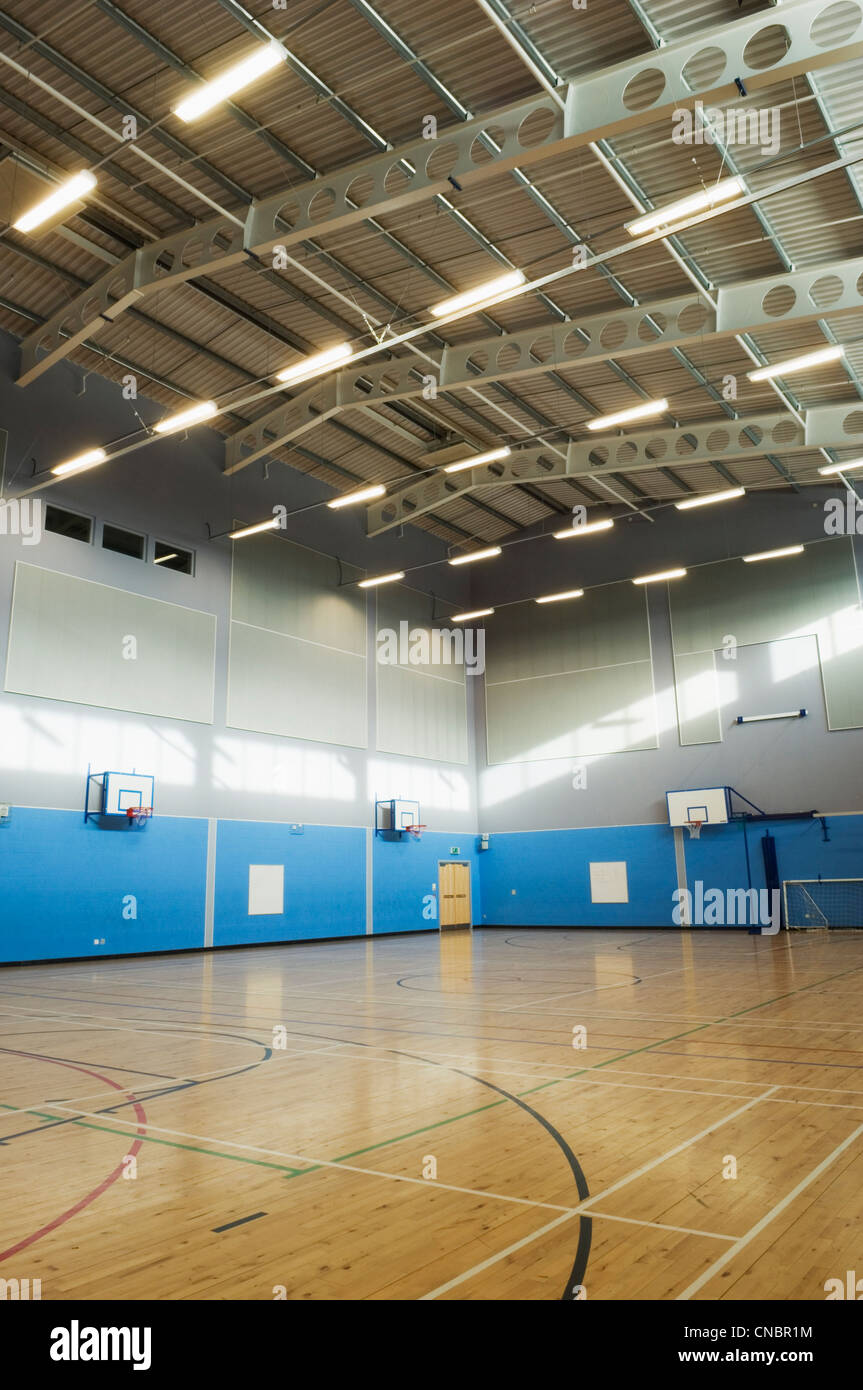 Sports hall court markings hi-res stock photography and images - Alamy