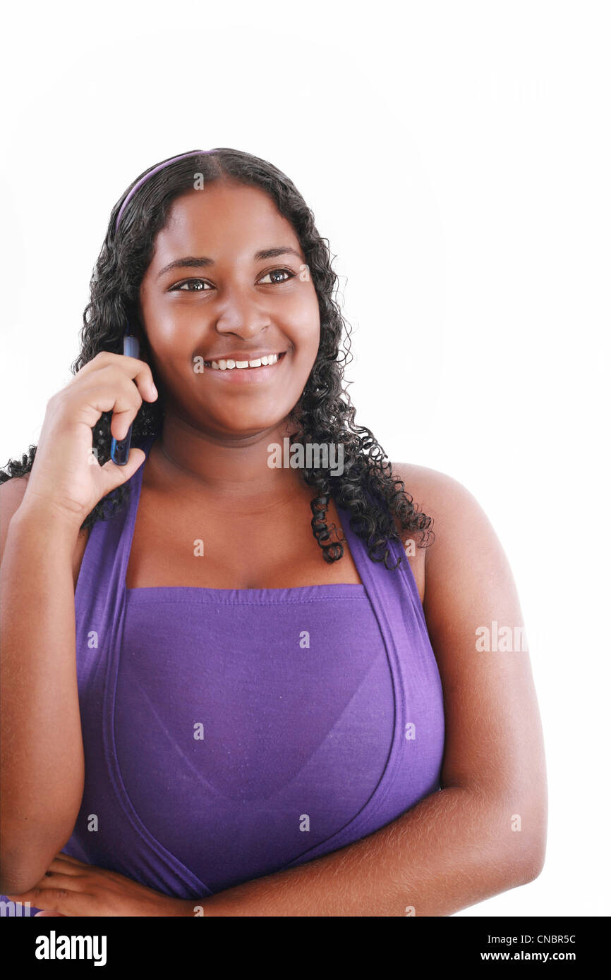 African teenagers isolated hi-res stock photography and images - Alamy