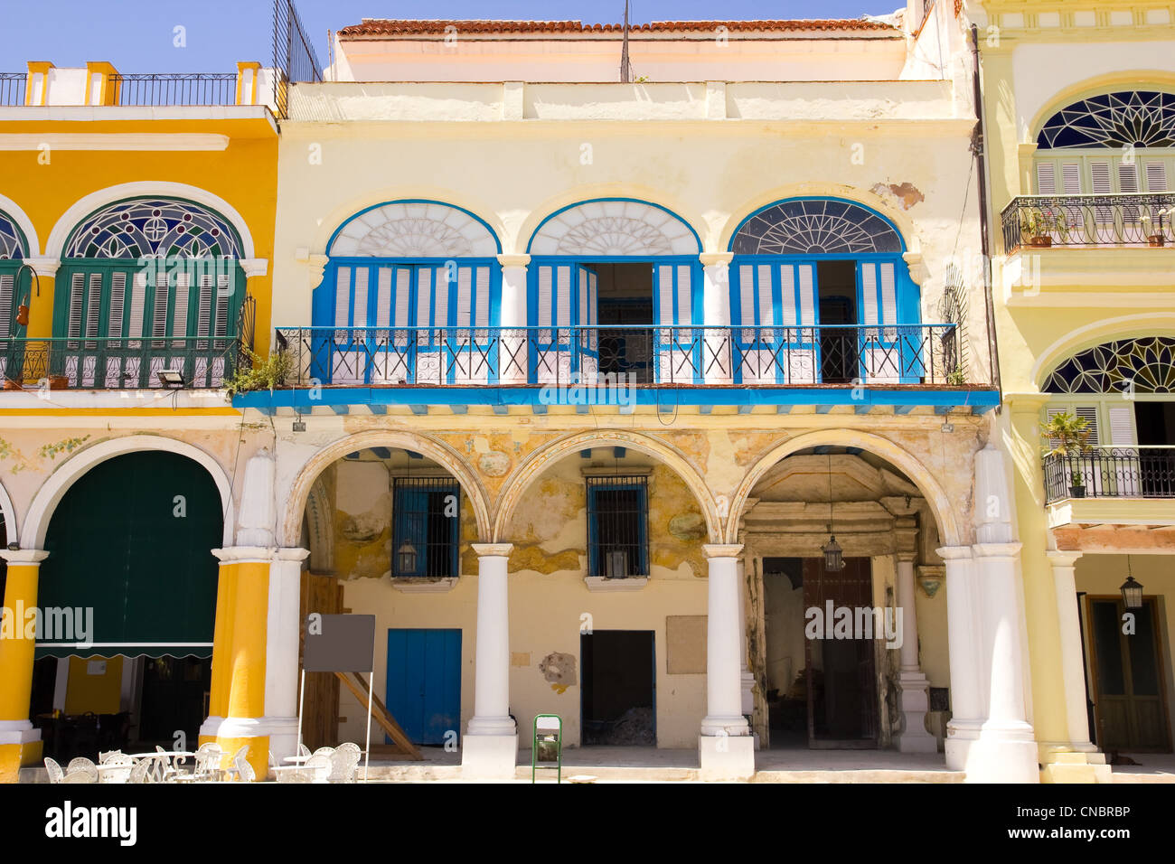 Plaza Vieja - Old Town Square, is in Havana Vieja -Old. Typical ...