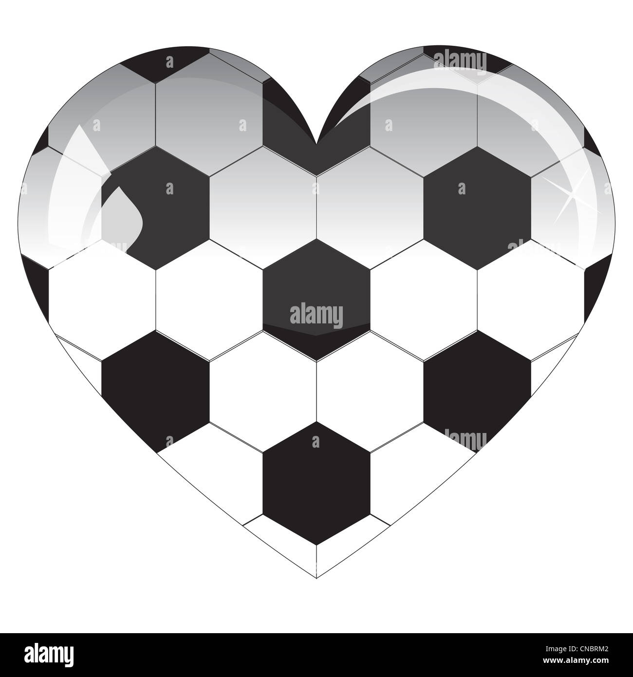 glass heart football Stock Photo - Alamy