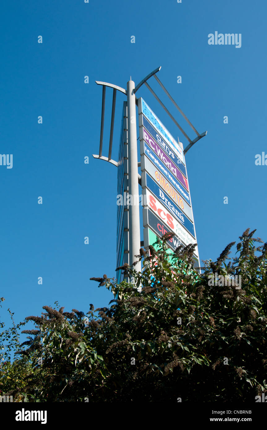 Corner road signs uk hi-res stock photography and images - Alamy