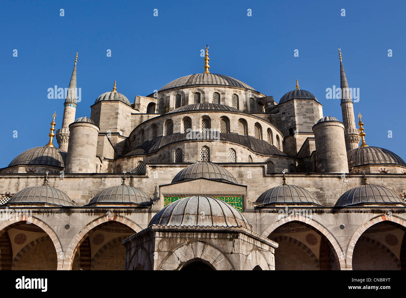 Vaulted arcade blue mosque istanbul hi-res stock photography and images ...