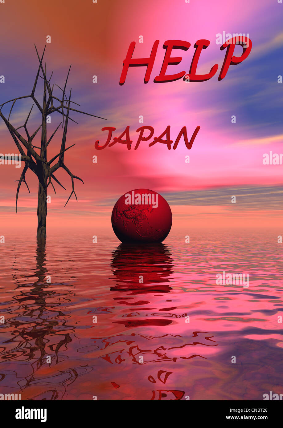 Japan relief map hi-res stock photography and images - Alamy