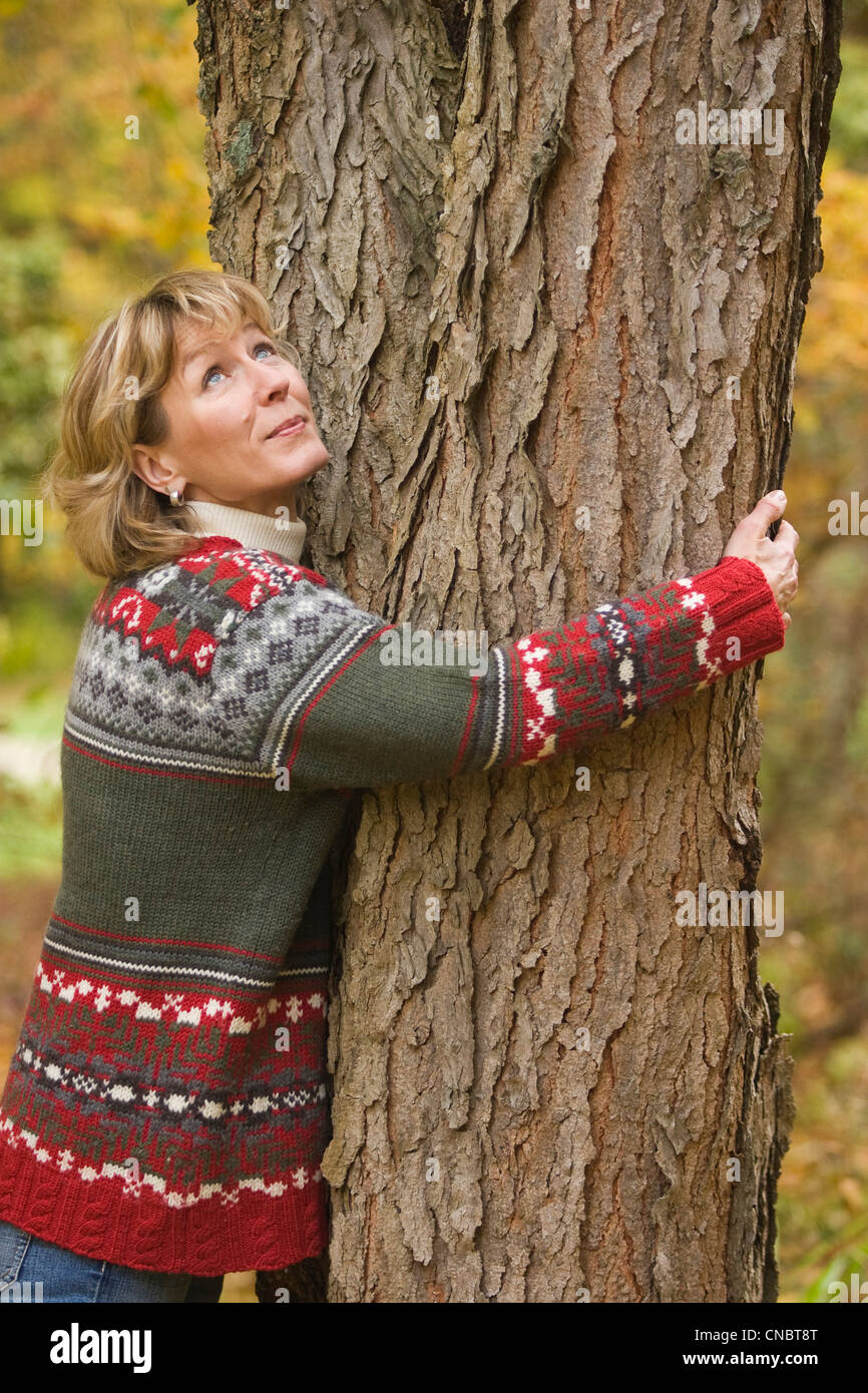 Tree hug therapy hi-res stock photography and images - Alamy