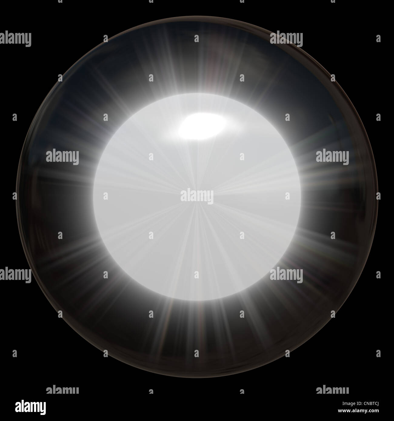 Crystal ball illustration science hi-res stock photography and images ...