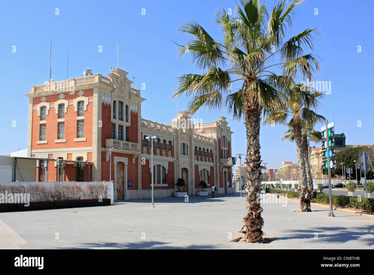 The Port of Valencia Spain Stock Photo - Alamy