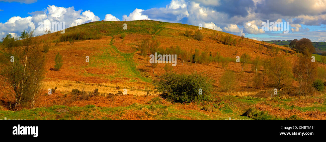 Rudry Mountain on a spring morning Stock Photo - Alamy