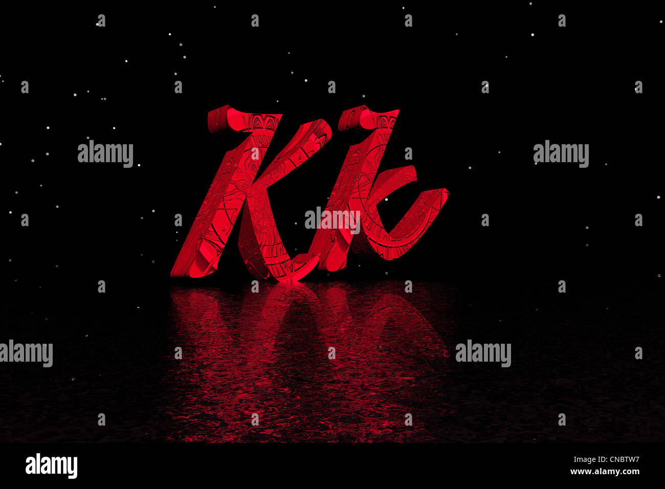 letter k red Stock Photo - Alamy